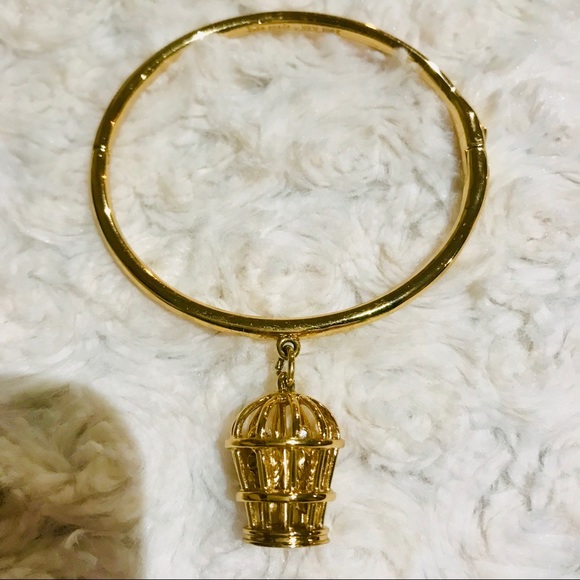 kate spade | Jewelry | Kate Spade Love Birds Birdcage Bangle Bracelet ...